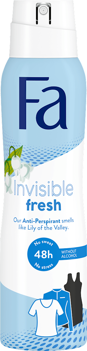 Fa Дезодорант Invisible fresh, 150 ml | dm България