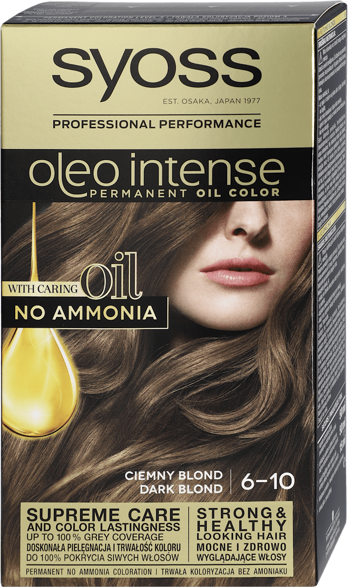 Syoss Oleo Intense Farba do włosów 6-10 Ciemny Blond, 1 szt. kupuj w ...
