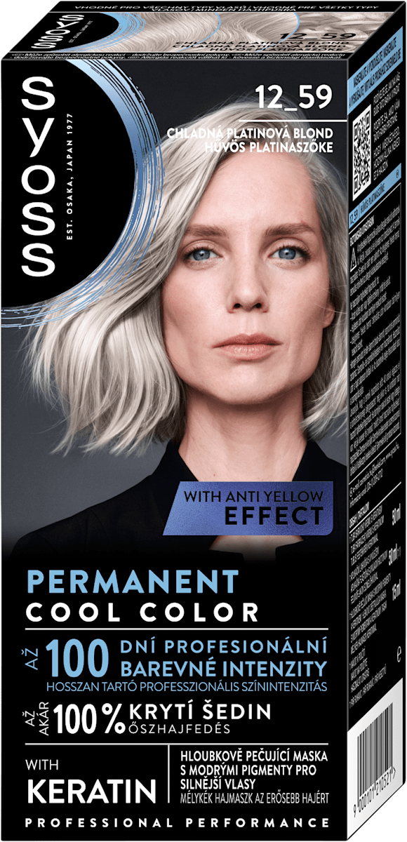 syoss barva na vlasy chladná platinová blond 12-59, 1 ks | dm.cz