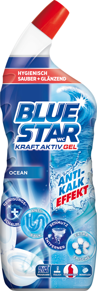 BLUE STAR WC-Reiniger Kraft Aktiv Gel Ocean Fresh, 700 ml | dm.at