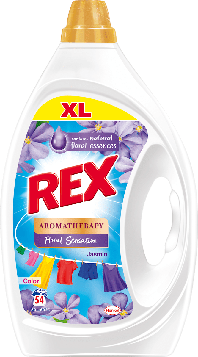 Rex Гел за пране Color Jasmin, 54 пранета, 2,43 L | dm България