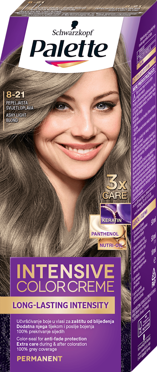Palette INTENSIVE COLOR CREME Boja za kosu - 8 - 21 pepeljasto ...