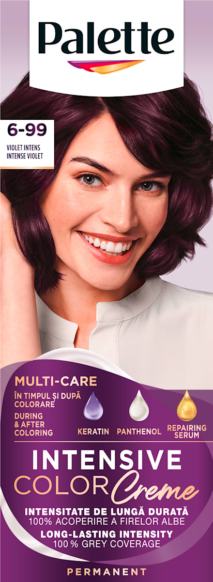 Palette INTENSIVE COLOR CREME Vopsea permanentă V5 (6-99) Violet Intens ...