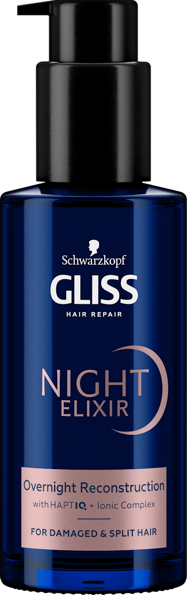 Schwarzkopf GLISS Night Elixir serum za kosu – Overnight Reconstruction ...