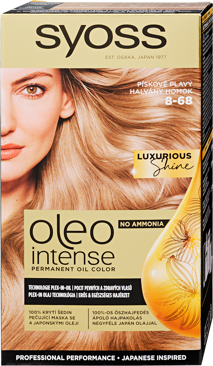 Syoss Oleo Intense Tartós hajfesték, halvány homok 8-68, 1 db | dm.hu