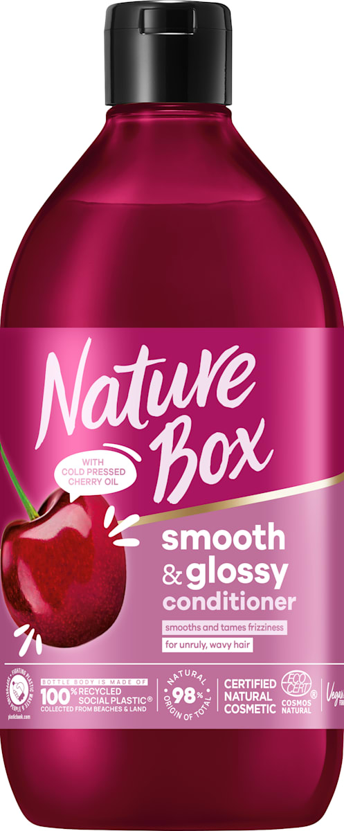 Nature Box Балсам за къдрава коса Smoothness Вишна, 385 ml | dm България