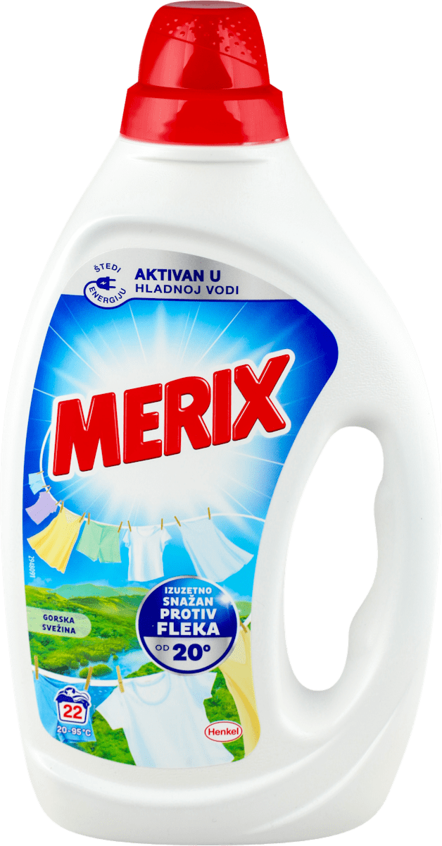 MERIX Gel tečni detergent - GORSKA SVEŽINA, 990 ml | dm.rs