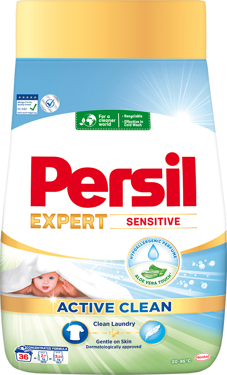 Persil Active Clean deterdžent za pranje veša Expert Sensitive, pranja ...