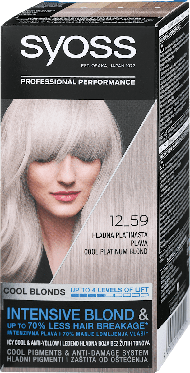 syoss Koncentrirani barvni pigment Intensive Blond 12-59 Hladno ...