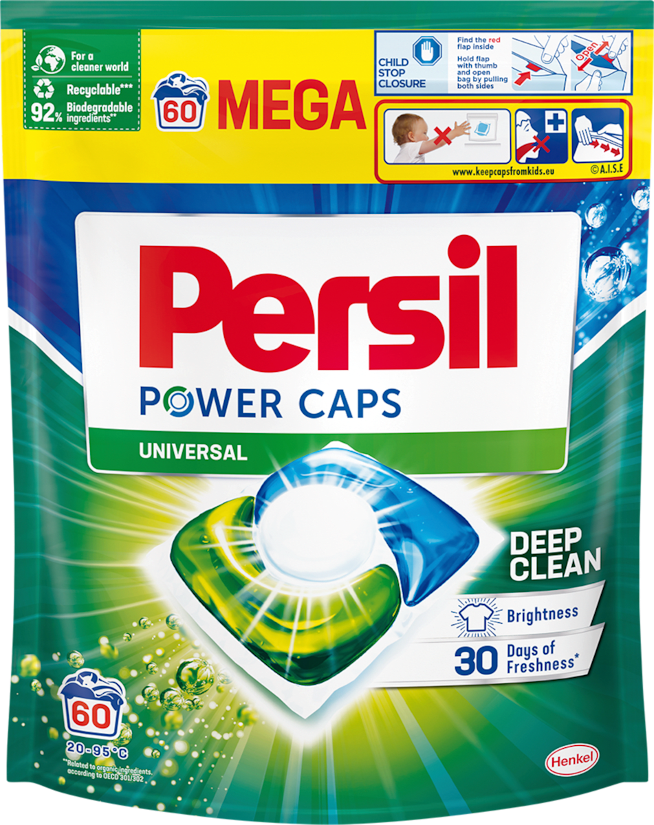 Persil Power Caps Deep Clean Universal, 60 PD | mojadm.sk