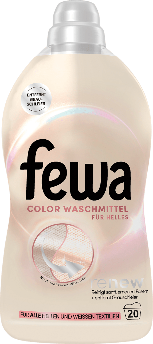Fewa Colorwaschmittel flüssig für helle Wäsche, 20 Wl | dm.at