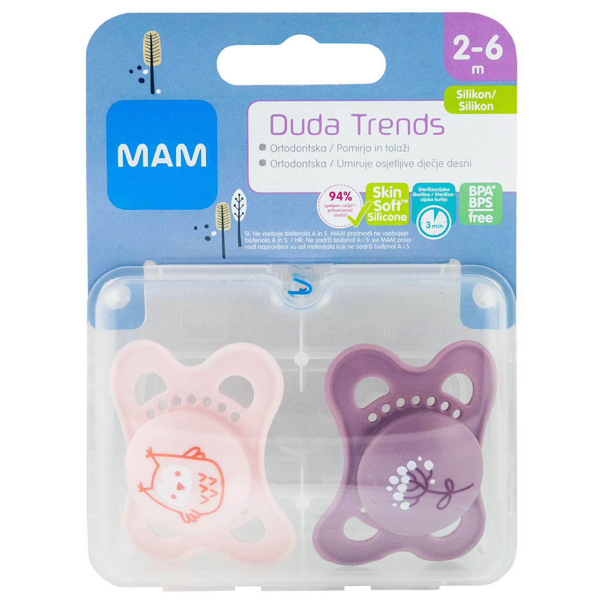 mam Trends duda varalica 2-6 mj., više vrsta, 1 kom. | dm Bosna i ...