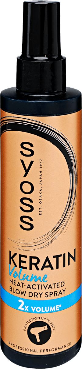 syoss Hővédő spray Keratin Volume, 200 ml | dm.hu