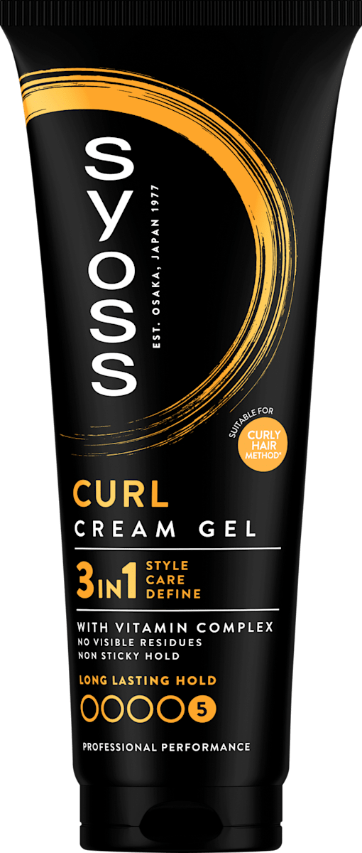 syoss Gel cremă pentru styling bucle, 250 ml | dm.ro