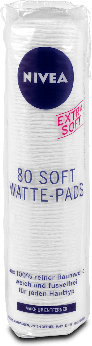 NIVEA Тампони за почистване на грим Extra Soft, 80 бр. | dm България