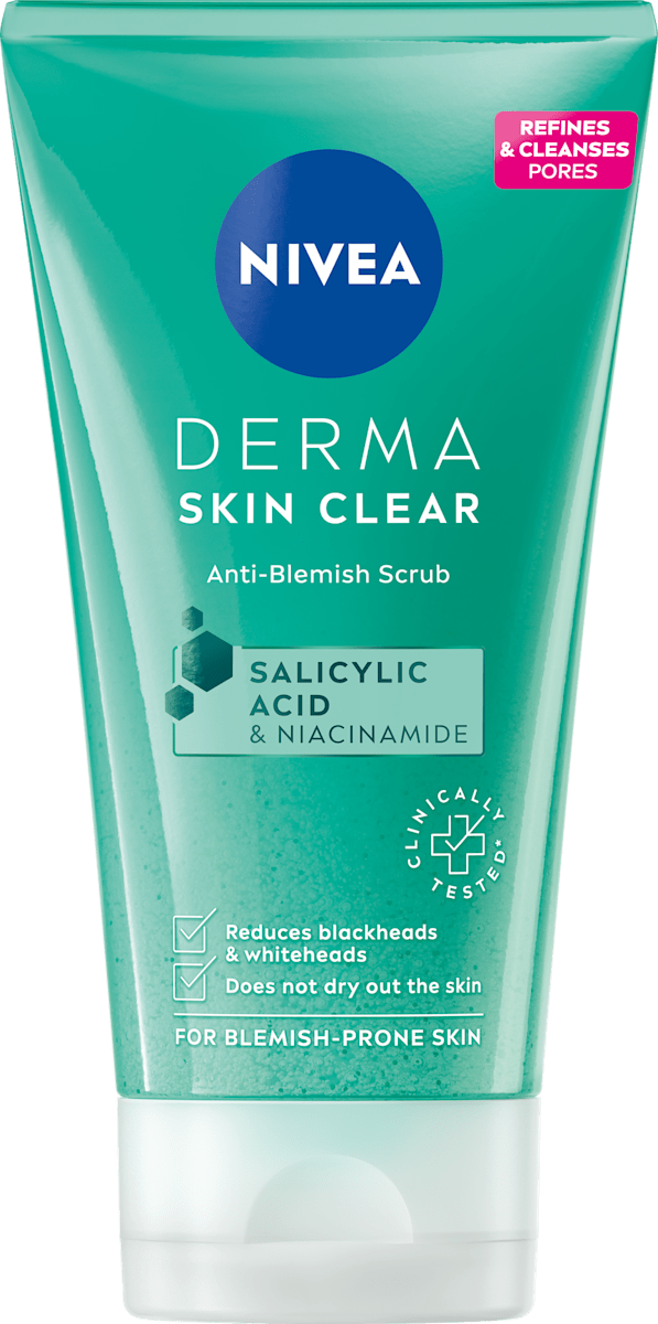 NIVEA Derma Skin Clear piling za lice, 150 ml | dm Bosna i Hercegovina
