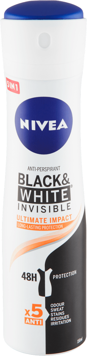 NIVEA Deo spray B&W Ultimate, 150 ml | dm.ro