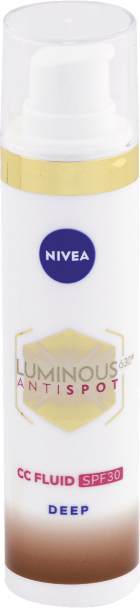 NIVEA Luminous630 CC fluid, SPF 30 – deep, 40 ml | dm.hr