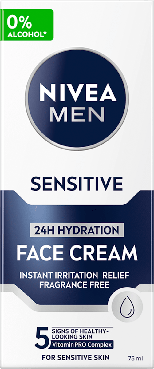 NIVEA MEN Интензивен крем за лице Sensitive, 75 ml | dm България