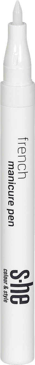 s-he colour&style Creion manichiură french 117/001, 1 buc | dm.ro