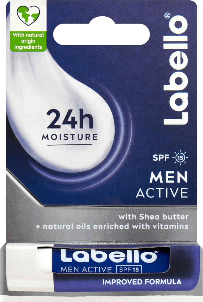 Labello balzám na rty Active For Men, 4,8 g | dm.cz