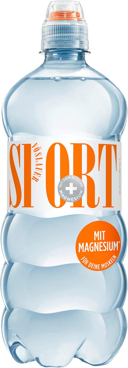 VÖSLAUER Prírodná minerálna voda Sport s magnéziom, 750 ml | mojadm.sk