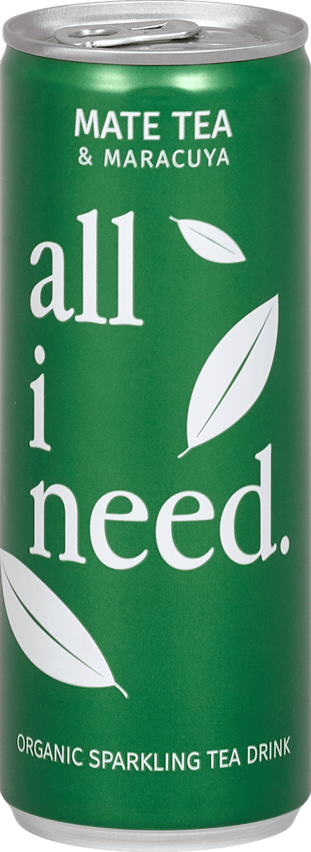 all i need. Energy Drink Mate Tea & Maracuya, 250 ml | dm.at