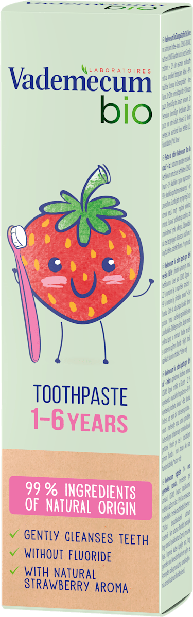 Vademecum Pasta do zębów dla dzieci BIO 1-6 lat, 50 ml kupuj w zawsze ...