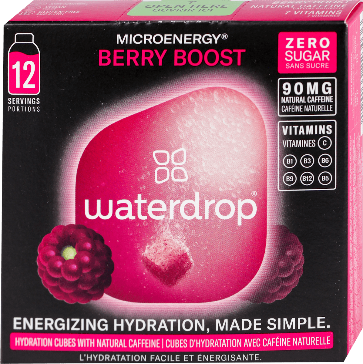 waterdrop MICRODRINK BERRY BOOST - osvežavajuće bezalkoholno piće sa ...