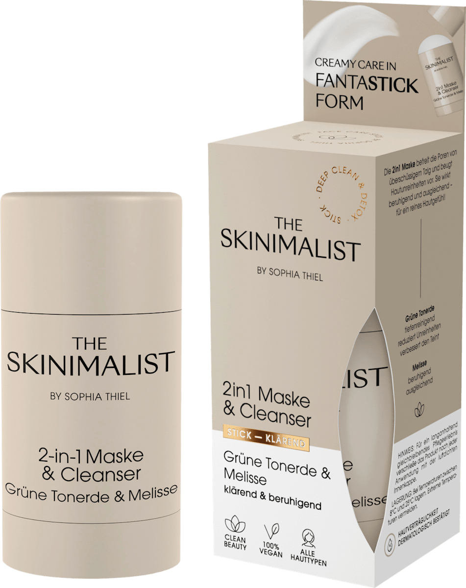 The Skinimalist Gesichtsmaske & Cleanser 2in1 Stick klärend, 30 g ...