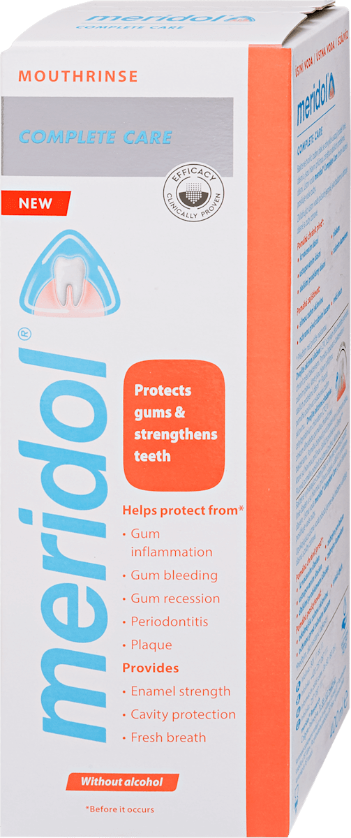 meridol Szájöblögető Complete Care, 400 ml | dm.hu