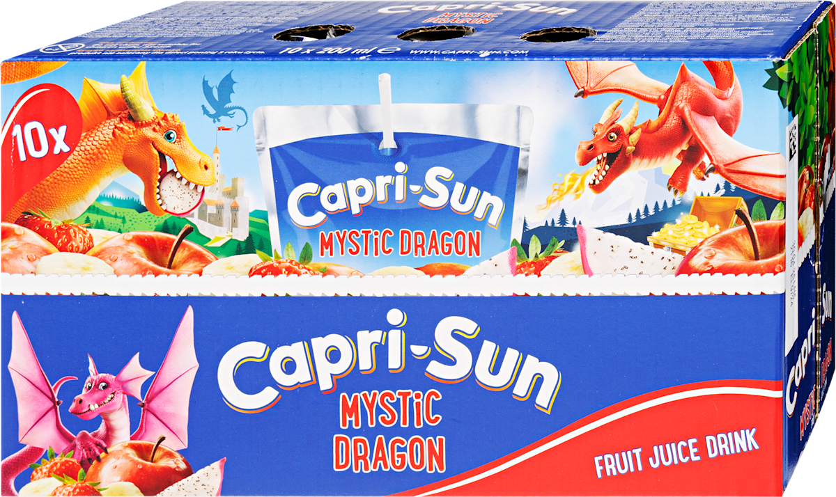 Capri Sun Vegyes gyümölcsital Mystic Dragon, 10db-os kiszerelésben, 2 l ...