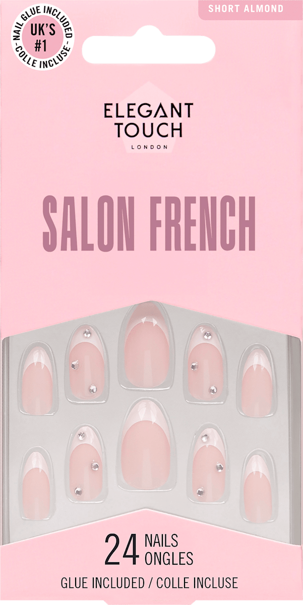 Elegant Touch Künstliche Nägel Salon French 128 Set, 1 St dauerhaft günstig online kaufen | dm.de