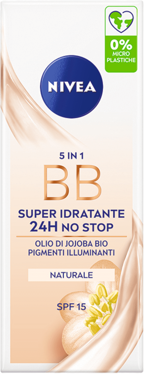 NIVEA BB Cream 5in1 super idratante SPF15 Colorazione Naturale, 50 ml ...