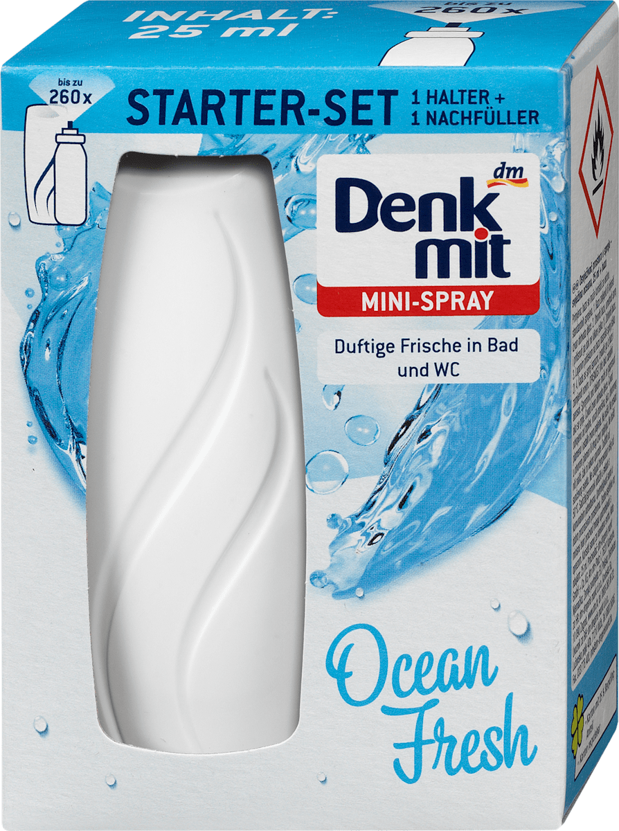Denkmit mini sprej Ocean Fresh + náhradní náplň, 25 ml | dm.cz
