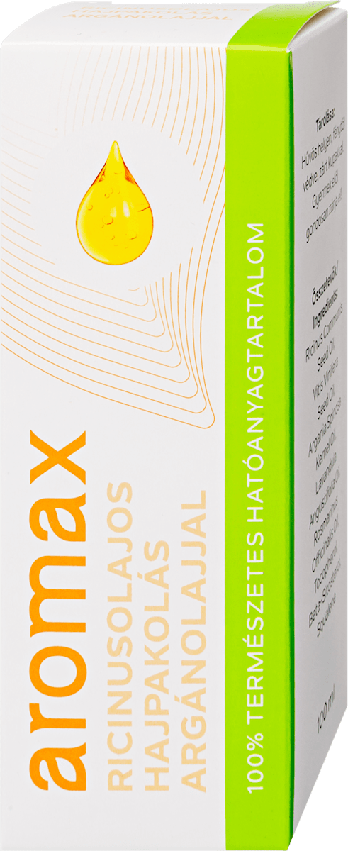 Aromax Ricinusolajos hajpakolás argánolajjal, 100 ml | dm.hu