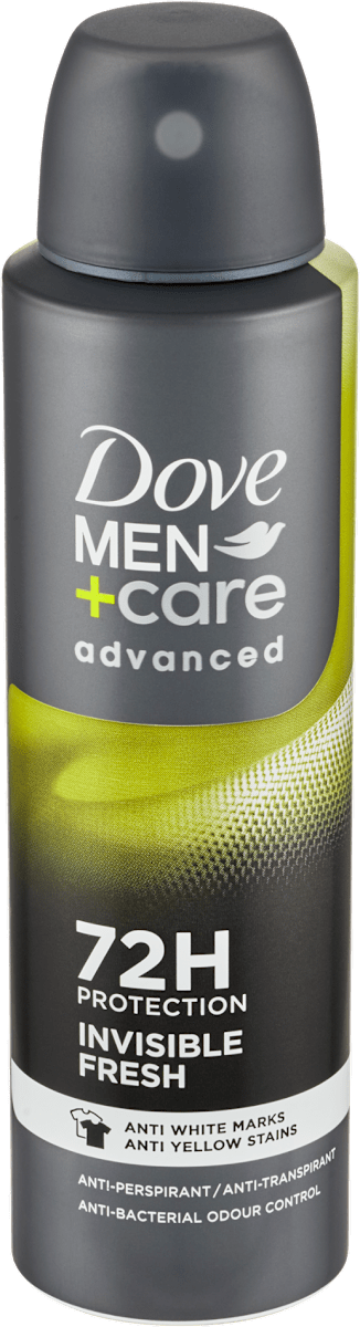Dove Men+Care advanced antiperspirant sprej Invisible Fresh 72H, 150 ml ...