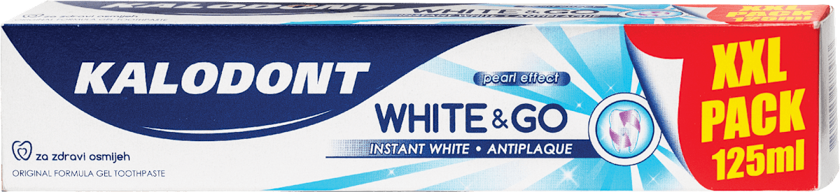 KALODONT Pasta za zube White & Go, XXL PACK, 125 ml | dm Bosna i ...