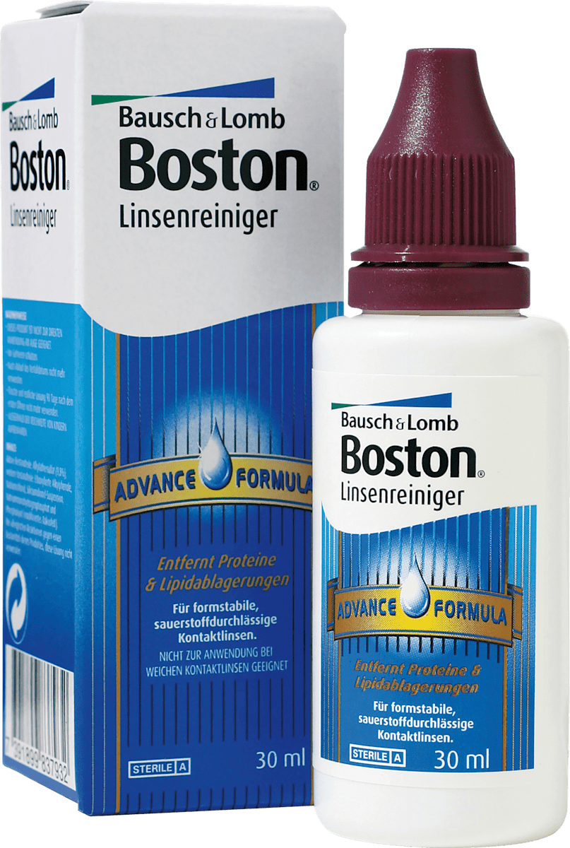 BAUSCH+LOMB Kontaktlinsen-Pflegemittel Boston Cleaner, 30 ml dauerhaft ...