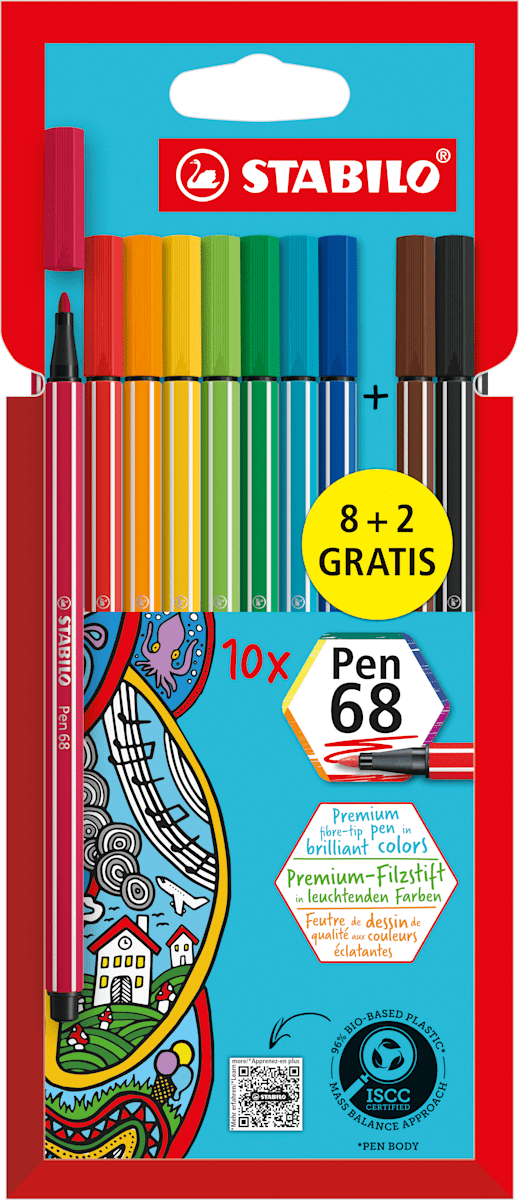 STABILO Stift 68 Set 8tlg, 1 St dauerhaft günstig online kaufen | dm.de
