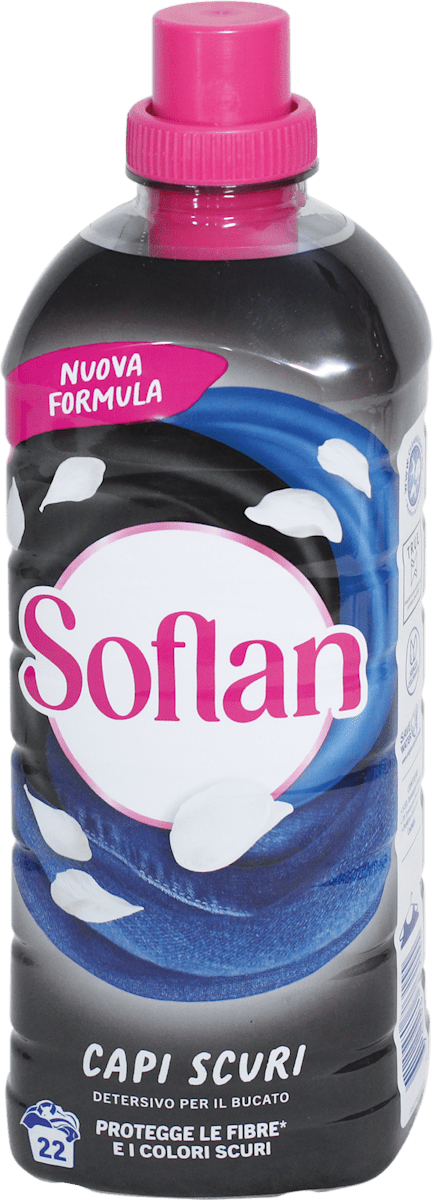 Soflan Detersivo per capi scuri, 900 ml | dm Italia