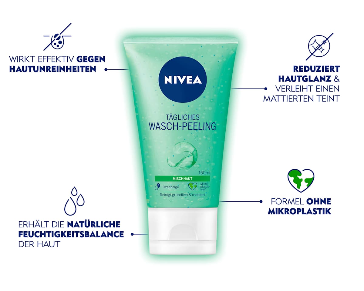 NIVEA Peeling Ozeanalge, 150 ml dauerhaft günstig online kaufen | dm.de