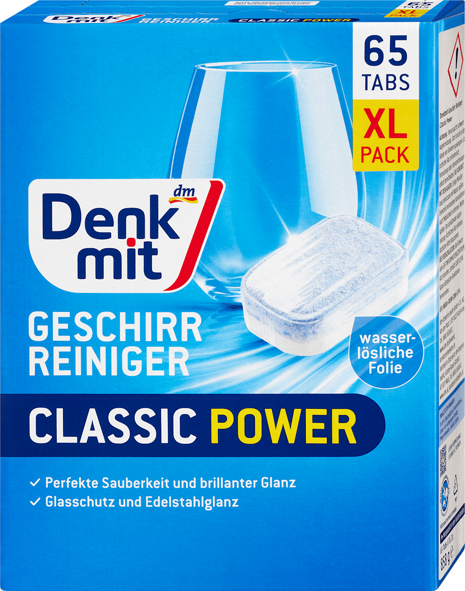 Denkmit tablety do myčky Classic, 65 ks | dm.cz