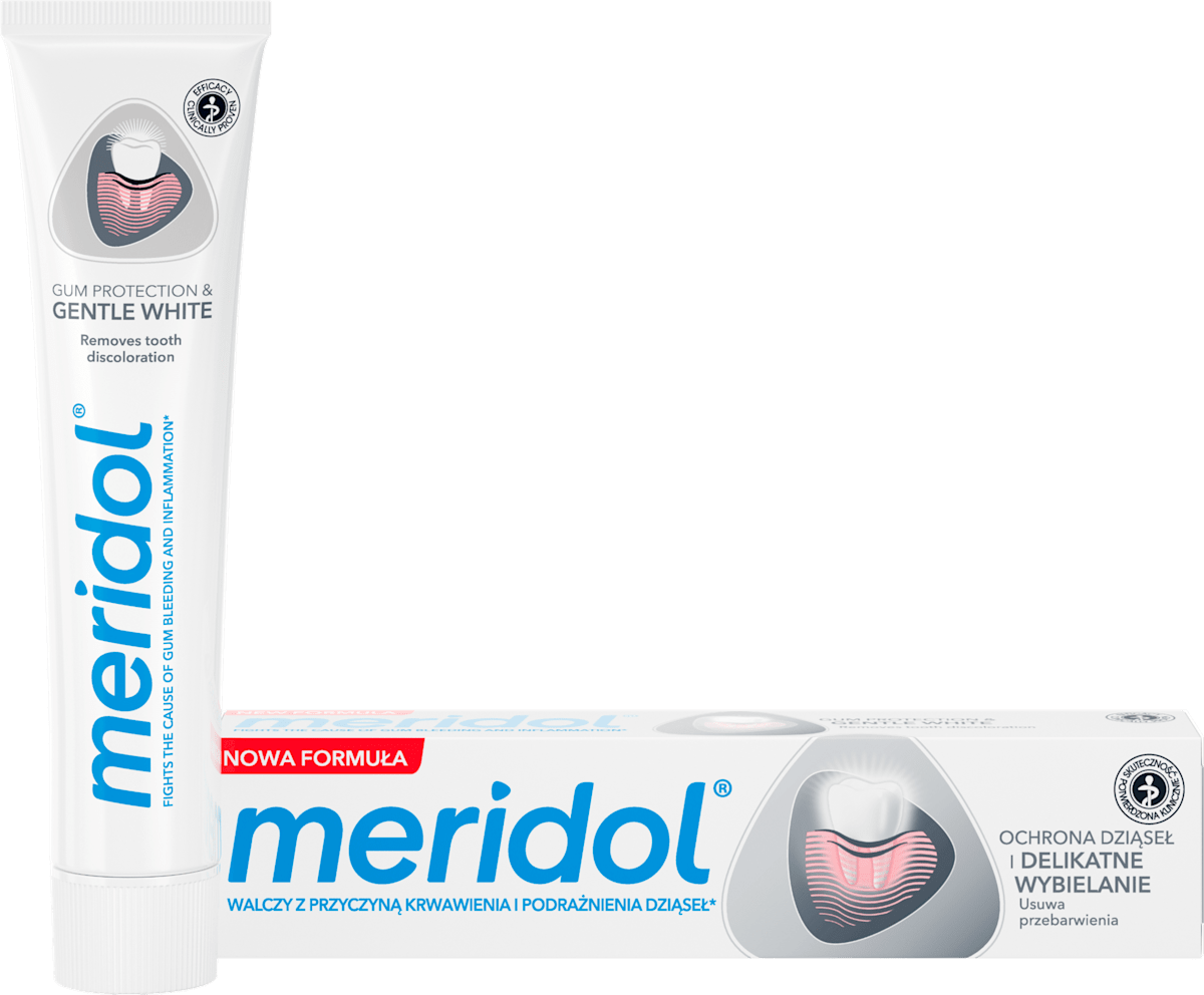 meridol Pasta do zębów Ochrona Dziąseł & Delikatne Wybielanie, 75 ml ...
