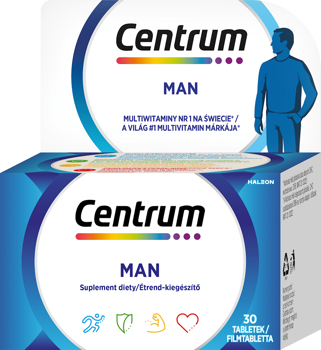 Centrum Suplement diety z witaminami i składnikami mineralnymi dla mężczyzn tabletki, 30 szt ...