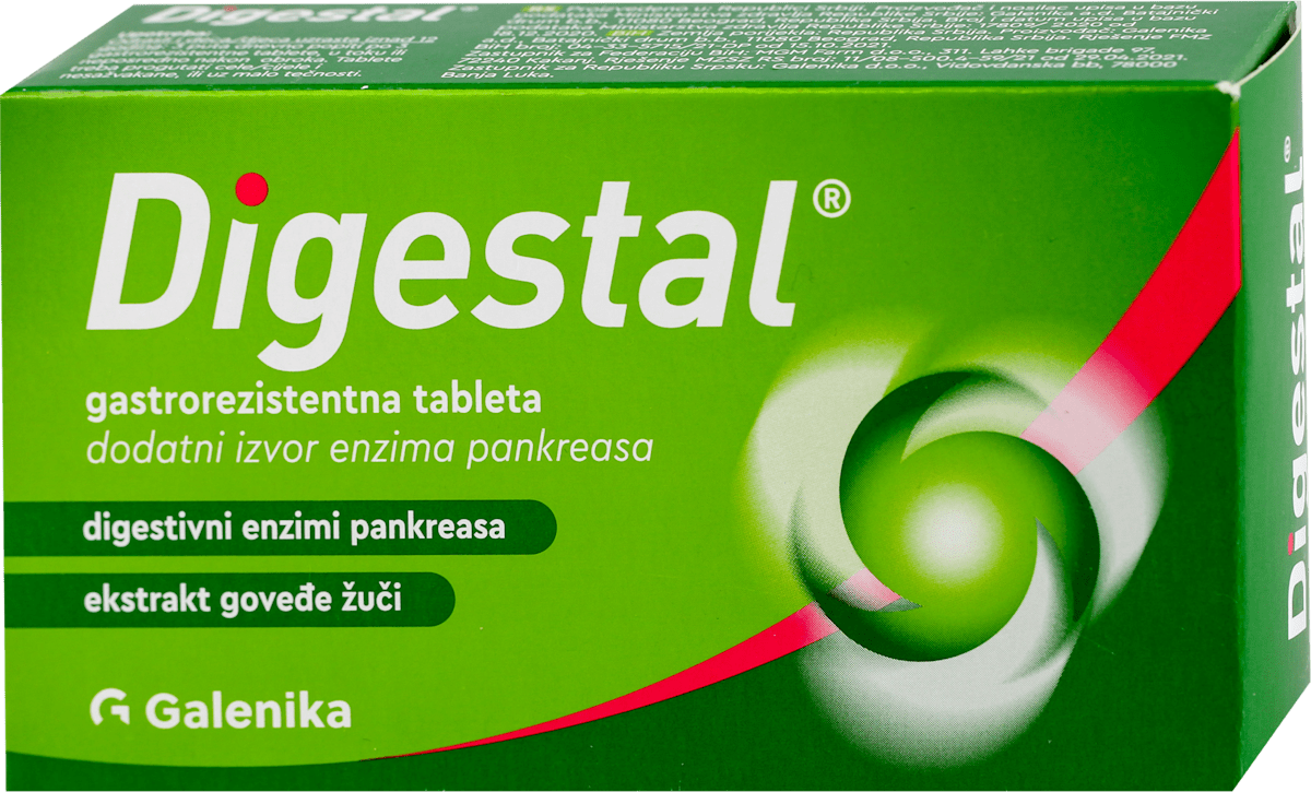 Galenika Digestal-gastrorezistentne tablete, 20 kom | dm.rs