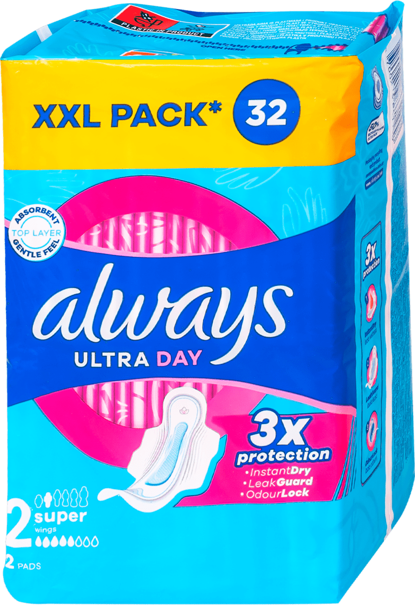 always ULTRA DAY 2 super higijenski ulošci, 32 kom | dm.rs