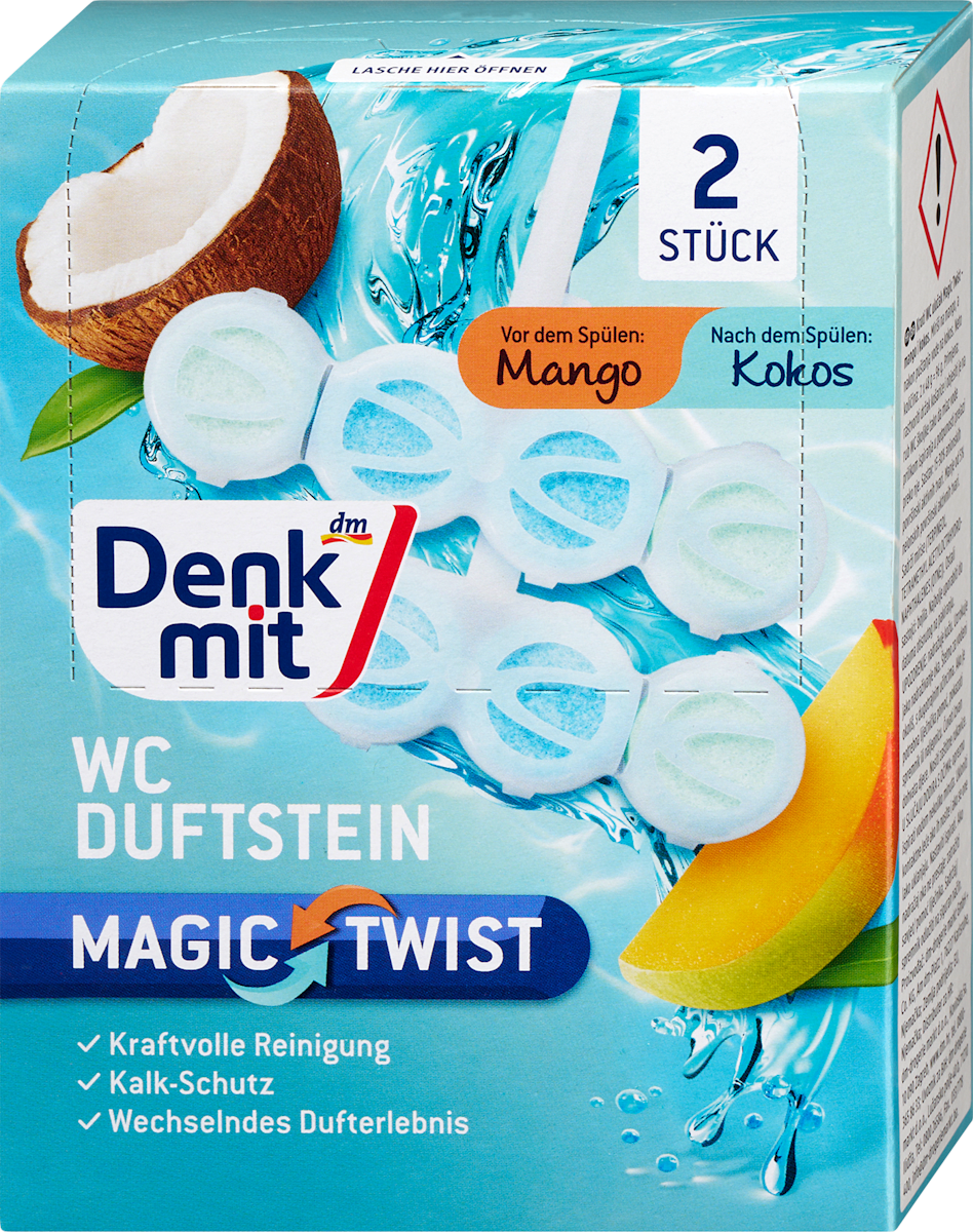 Denkmit WC-Stein Mango und Kokos, 2 St | dm.at