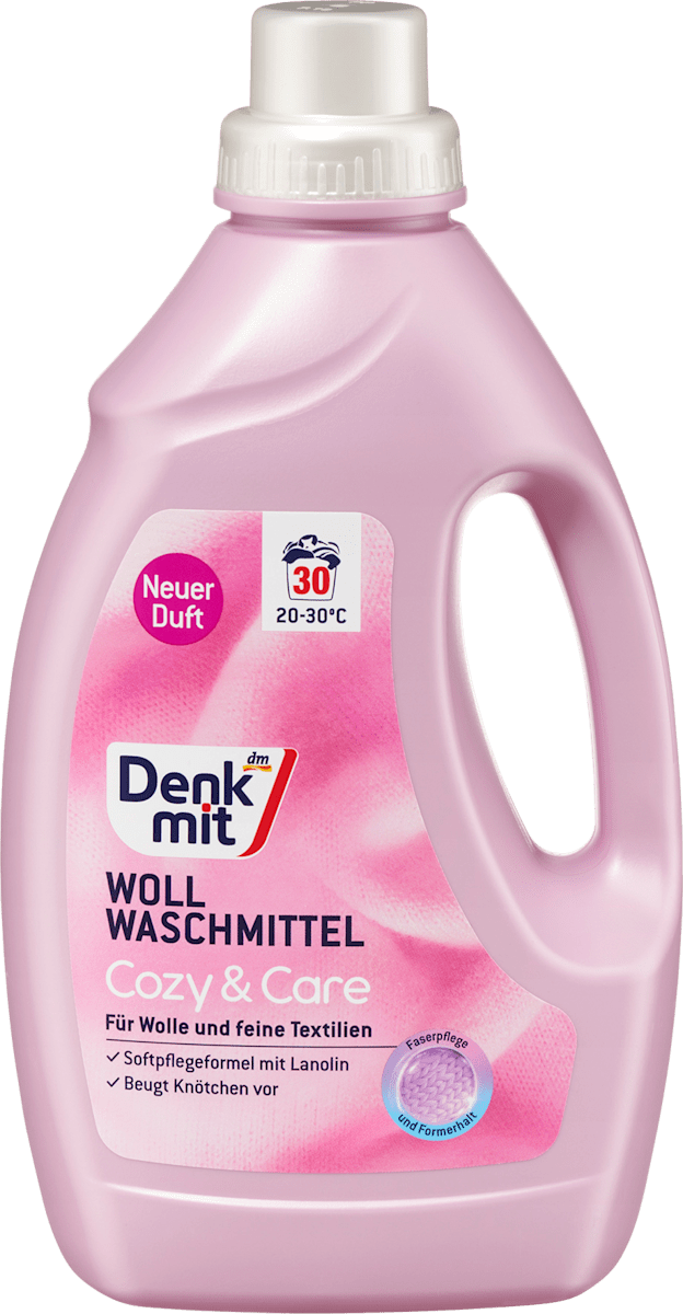 Denkmit Течен перилен препарат за вълна и деликатни тъкани Cozy&Care, 1 ...