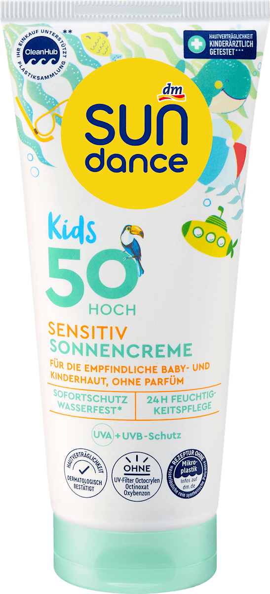 SUNDANCE Sonnencreme Kids sensitiv LSF 50, 100 ml dauerhaft günstig ...